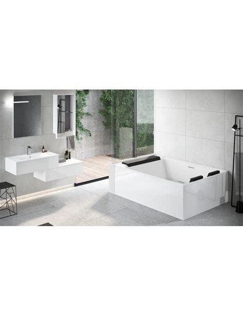 Baignoire Duo NOVELLINI DIVINA DUAL 190x140 Cm Blanc Droite Blanc 140