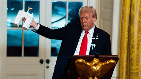 Donald Trump Says Planned Arch Would Be Military Complex For Drones And