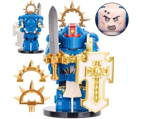 Ultramarine Bladeguard Veteran Warhammer 40k Game Minifigure Custom