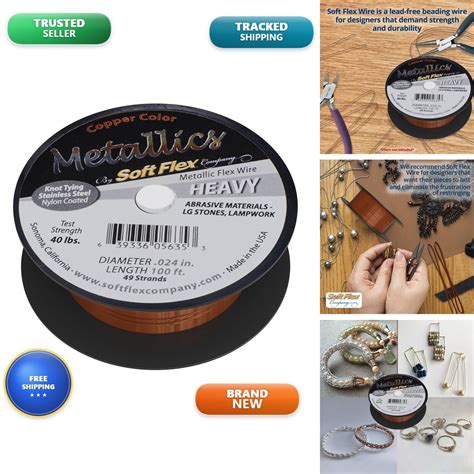 49 Strand Beading Wire Heavy 024 Diameter 100 Feet Nylon Design Wire Ebay