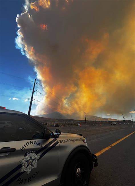 Expanding Evacuations And Road Closures For Hawk Fire