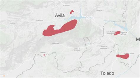 Mapa Así Evolucionan Los Incendios De Madrid Y Ávila Por Los Que Se