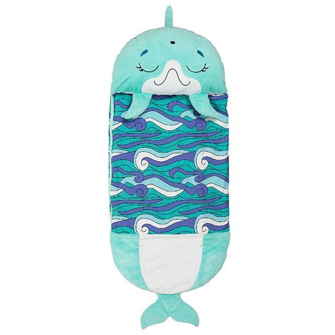 Happy Nappers Pillow Sleepy Sack Medium Dolphin Disco X
