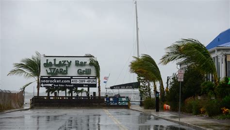 Photos Ocean City Gets Nasty Weather From Hurricane Matthew