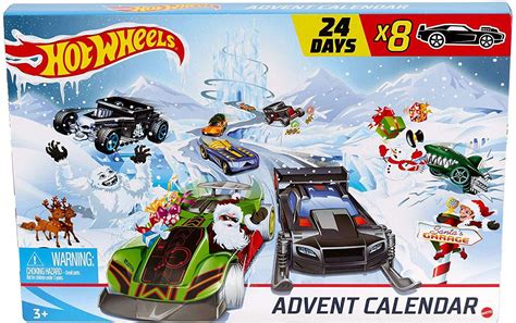 Hot Wheels Advent Calendar 24 Day Holiday Surprises