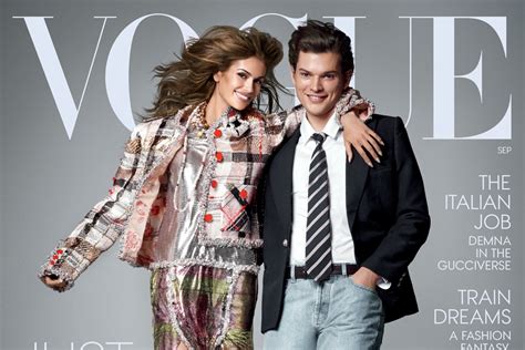The Shards Co Stars Kaia Gerber And Homer Gere Cover Vogues September