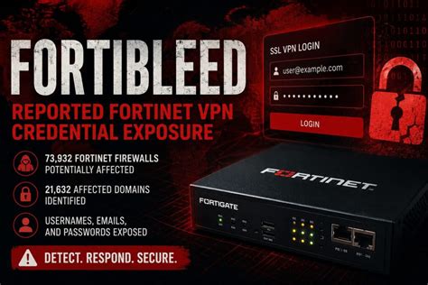 Fortibleed 75000 Fortinet Firewalls Compromised — Cves Attack Chain