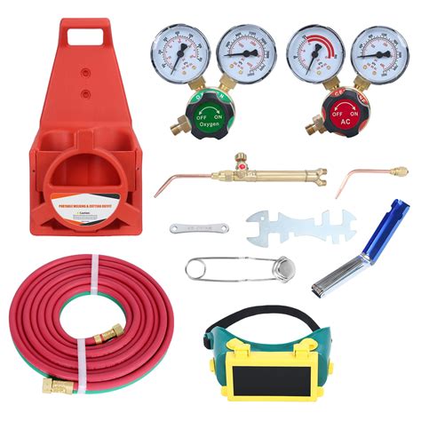Znnt Oxy Acetylene Torch Kit Portable Welding Cutting Torch Kit With