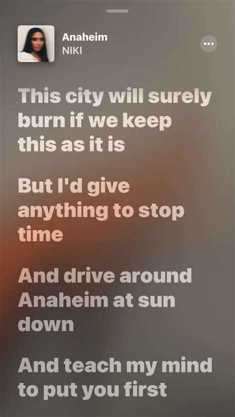 Niki Anaheim Di 2025 Lirik Lagu Lagu Kutipan Lagu