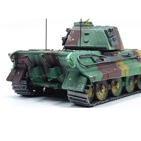 172 German Tiger King Heavy Tank Alloy Model Collection Military