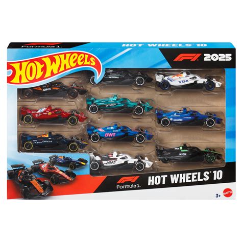 Hot Wheels Formuła 1 Samochodziki Bolidy F1 10 Pak Hot Wheels Sklep