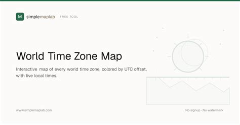 World Time Zone Map All Time Zones Live Times Simplemaplab