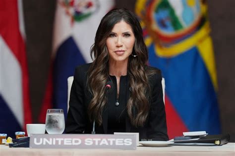 Ousted Homeland Security Chief Noem Begins New Envoy Role With Tour