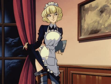 Rule 34 1girl 1girls Animated Animated  Apron Black Dress Blonde Hair Blue Eyes Clipboard
