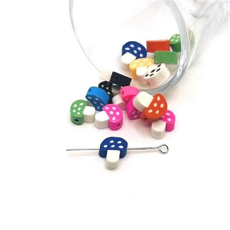 Pcs Clay Mushroom Beads Oriental Trading