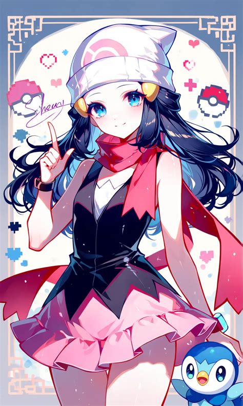 Dawn Pokemon Piplup Pixel Art Pixel Sunglasses — Comfyui Ai Art