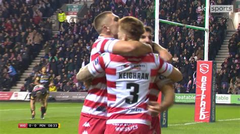 Wigan Warriors 16 12 Penrith Panthers Super League Champions Snatch