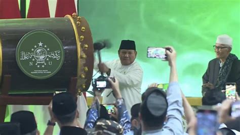 Prabowo Bakal Ukir Sejarah Jadi Presiden Yang Buka Dan Tutup Muktamar Nu