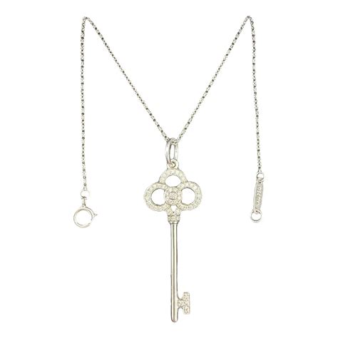 Clés Tiffany White Gold Necklace Tiffany And Co Silver In White Gold