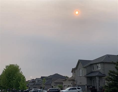 Ontario Wildfire Smoke Why Is The Sky Orange