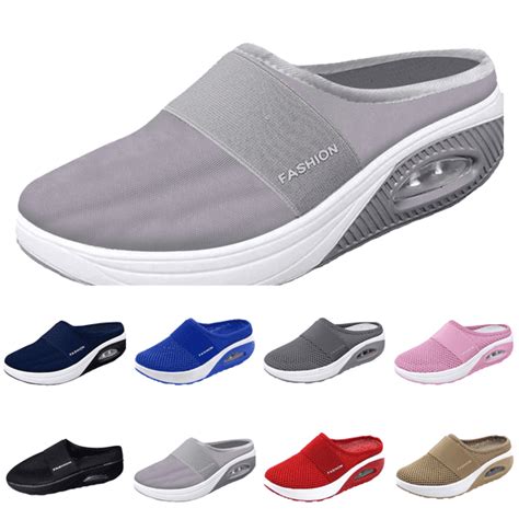 Orthopedic Shoes For Women Slip On Walking Shoes With Air Cushion