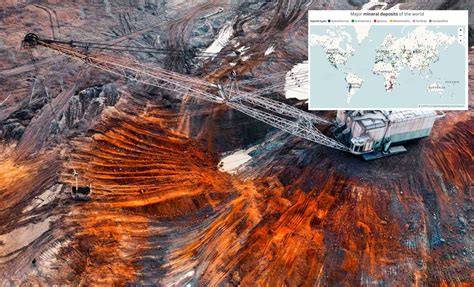 A New Global Treasure Map Shows Where The Worlds Rare Earth Minerals