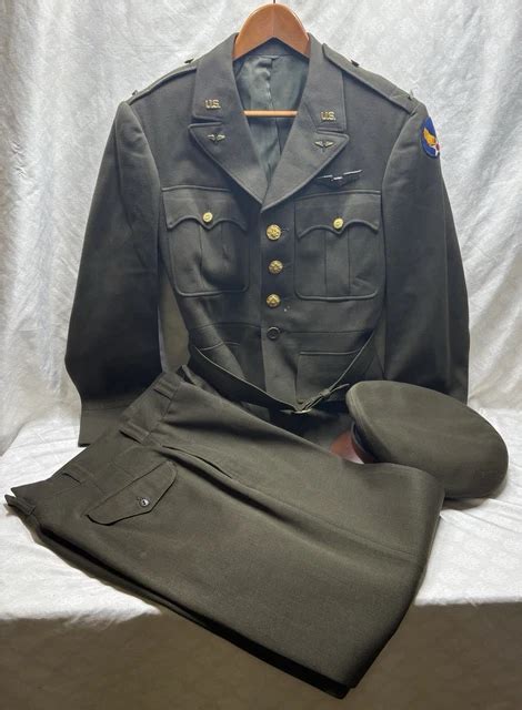 Original Ww Fighter Pilot Uniform Grouping P Mustang Pilot Kia