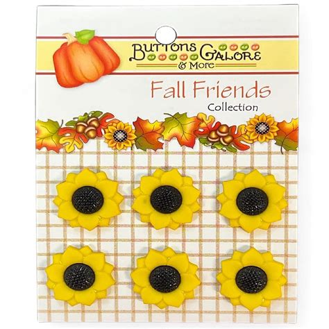 Buttons Galore Button Theme Pack Sunflowers Oriental Trading