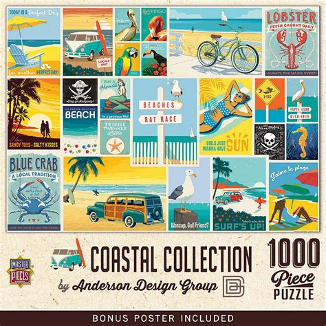 MasterPieces Anderson Design Group Coastal Collection 1000 Piece