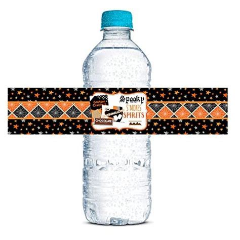 Amandacreation Spooky S More Water Bottle Wrappers Pcs Oriental