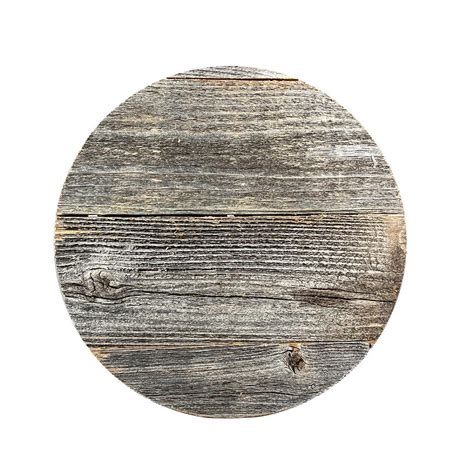 Rustic Farmhouse 8 Inches Reclaimed Solid Round Wood Sign For DIY