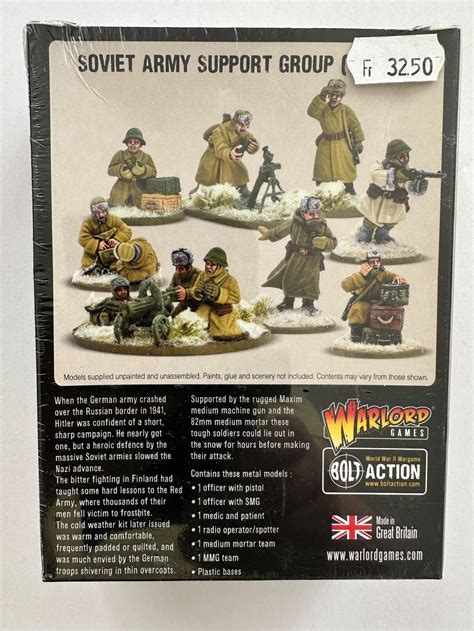 Bolt Action Soviet Army Support Group Winter Neu Neu Und