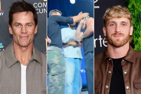 Tom Brady Slaps Logan Paul Onstage Then Trades Barbs With Him Online