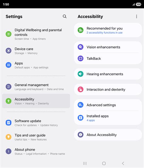 Samsung Galaxy Z Fold3 5g Adjusting Cursor Thickness Atandt