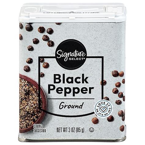 Signature Select Black Pepper Ground 3 Oz Shipt