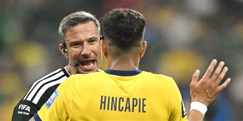 Piero Hincapie Sent Off At World Cup For Covering Mouth In Heated