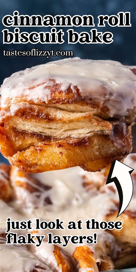 Cinnamon Roll Biscuit Bake Tastes Of Lizzy T