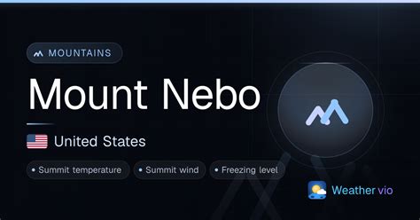 Mount Nebo Weather — Summit Forecast — Weathervio