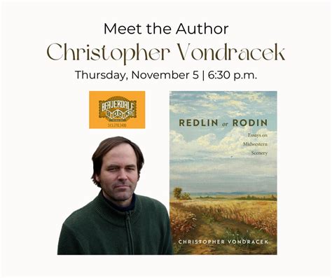 Meet The Author Christopher Vondracek