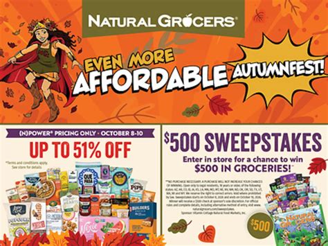 Celebrate Autumnfest With Natural Grocers® Oct 8 10 2026