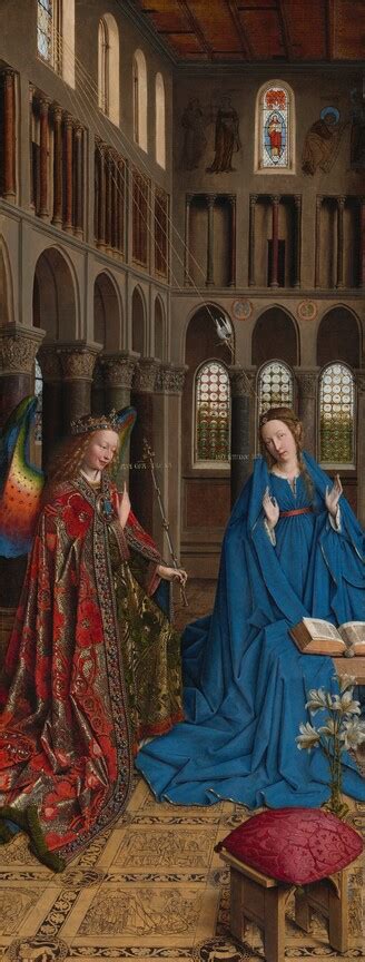 Stories And Symbols In Jan Van Eycks The Annunciation National