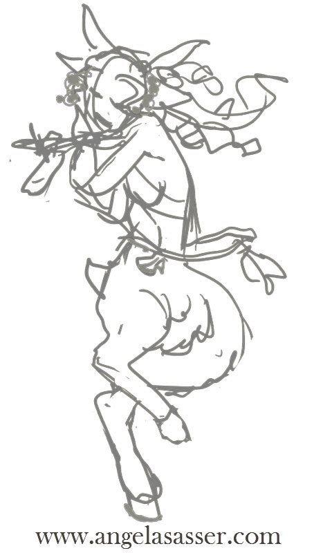 Monster Girl Satyr Animated Process  By Angelasasser On Deviantart
