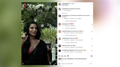 Sandra Bullock Fait Ses Débuts Sur Instagram Et Cumule Près De 5