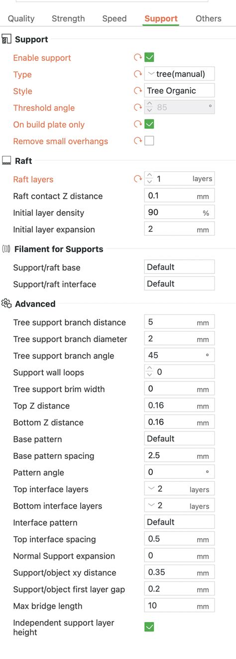 Painted Tree Supports Not Working Rbambulab