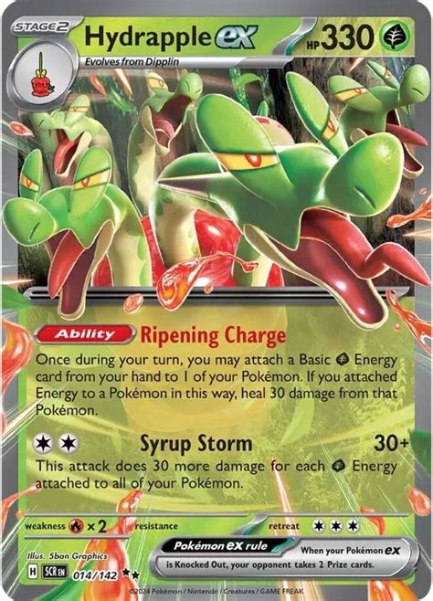 Hydrapple Pokemon Cards Prices And Values Ex Double Holo