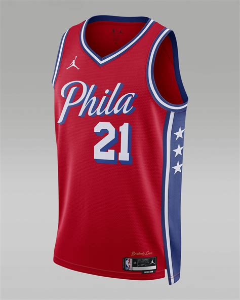 Philadelphia 76ers Statement Edition Mens Jordan Dri Fit Nba Swingman
