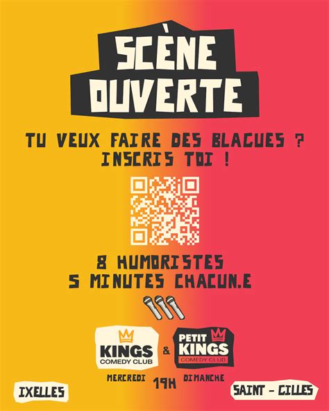 La Scène Ouverte Du Kings Kings Comedy Clubs