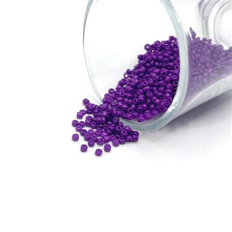 Grams Purple Glass Seed Beads Oriental Trading