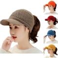 Blue Womens Winter Knitted Beanie Hatnylonspandex Warm Thermal Kint