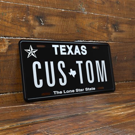 Lone Star State Plate Etsy